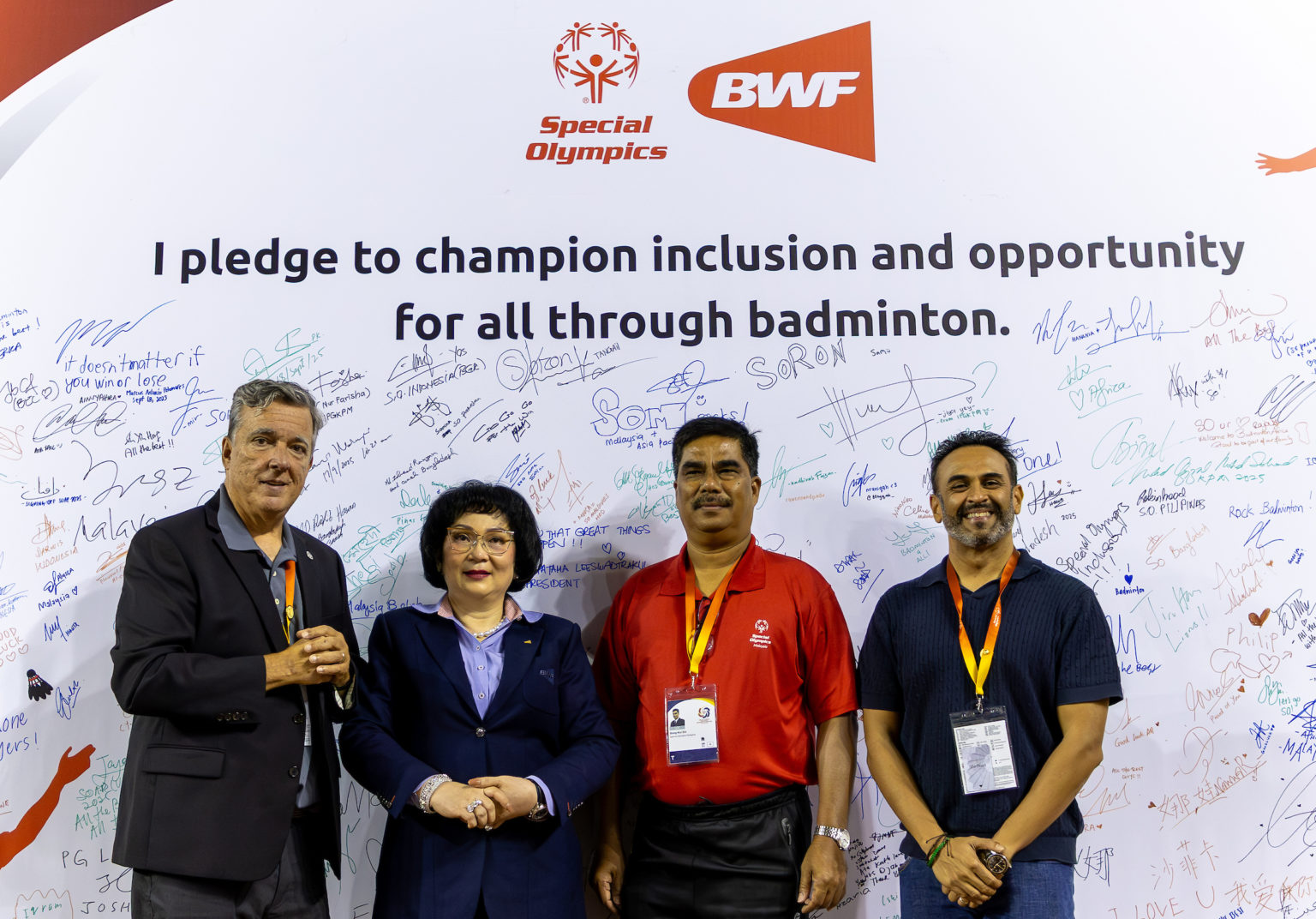 Special Olympics and Badminton World Federation Mark Milestone with ...